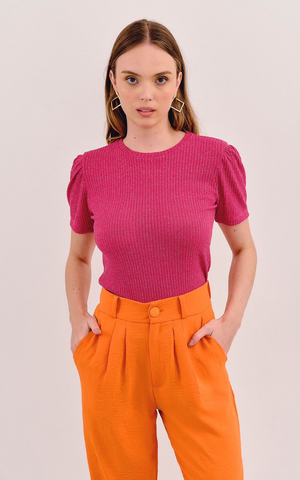 BLUSA TRICOT MANGA LONGA BASIC - lizie